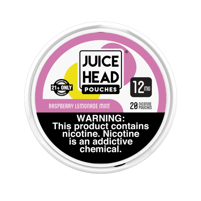 Buy Juice Head Raspberry Lemonade Mint 12MG Online - From $1.99