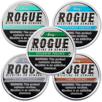 Rogue Nicotine Pouches - All 10 Rogue Flavors - Fast Shipping