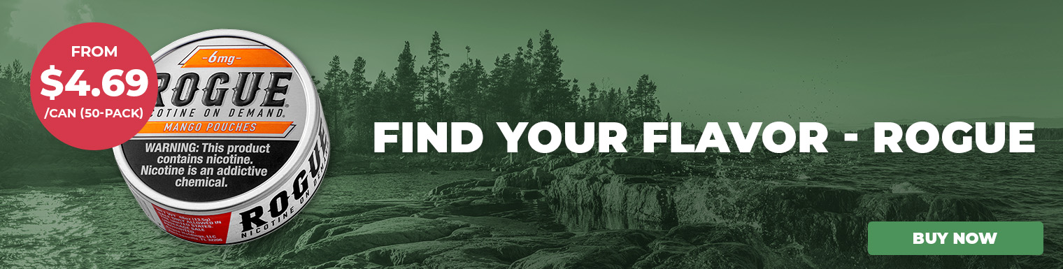 Rogue Nicotine Pouches - All 10 Rogue Flavors - Fast Shipping