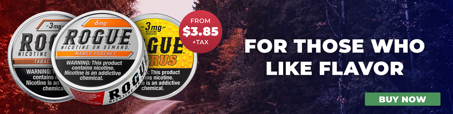 Rogue Nicotine Pouches - All 10 Rogue Flavors - Fast Shipping