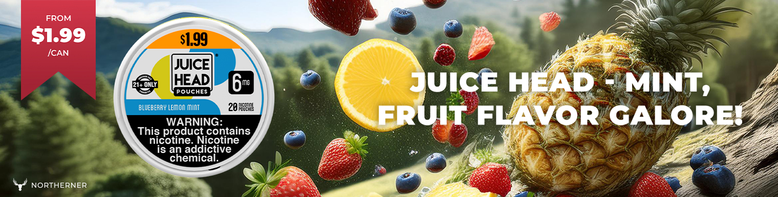 Buy Juice Head Nicotine Pouches - All Flavors From $1.99